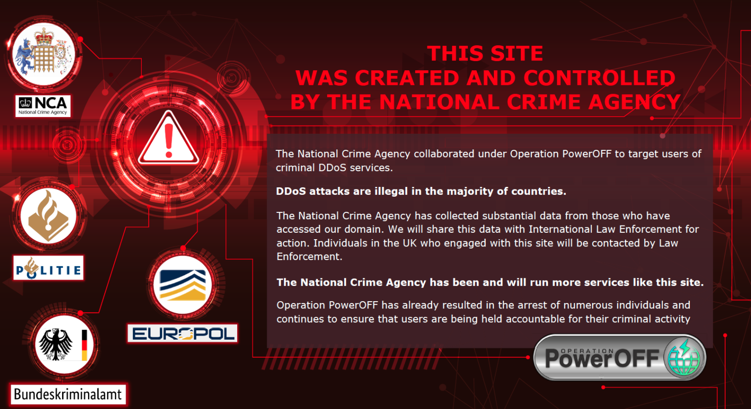 Thousands Access Fake DDoS-for-Hire Websites Set Up by UK Police ...