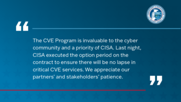 MITRE CVE Program Gets Last-Hour Funding Reprieve - SecurityWeek