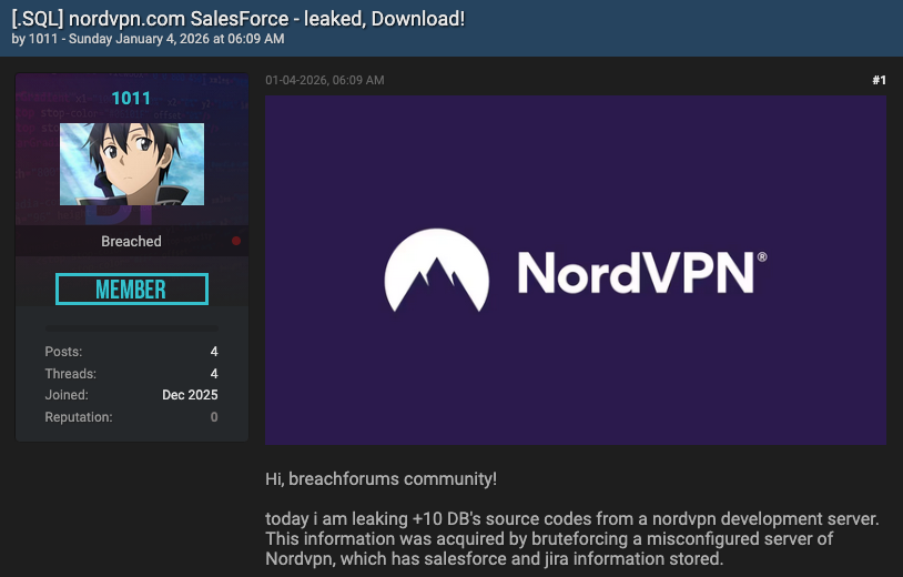 NordVPN Denies Breach After Hacker Leaks Data - SecurityWeek